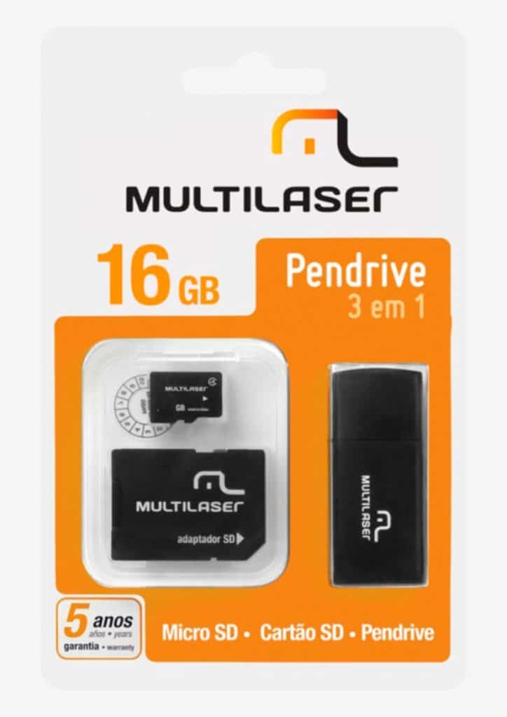 Pendrive Micro SD 16GB | Daltron PNG