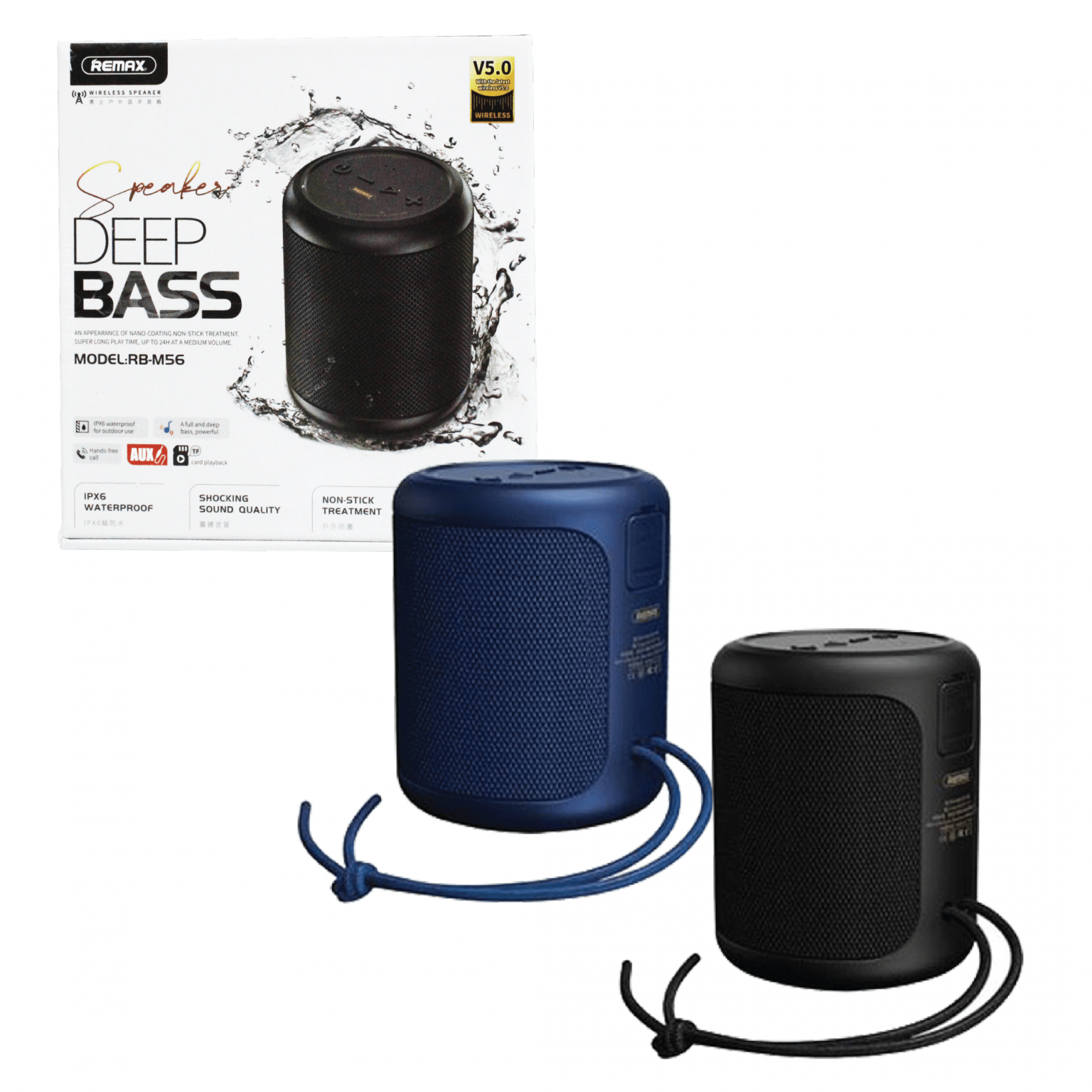 REMAX Warriors Series Outdoor Wireless Speaker RB-M56 | Daltron PNG